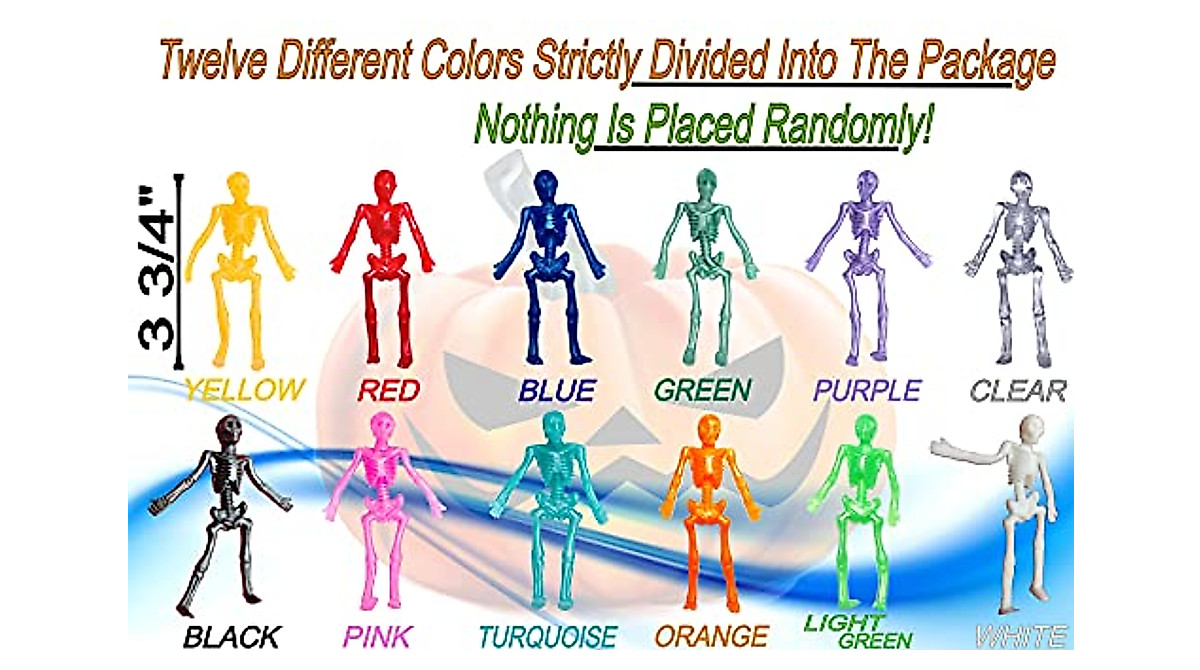 Fun Stretchy Skeleton Party Favors Bulk Pack for Kids | UpBrands
