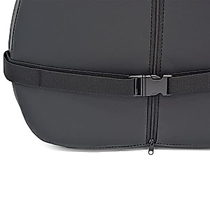 SPICLY Lumbar Pillow PU Leather Car Neck Pillow Car Seat Head Support Car Lumbar Pillow Relief Driving Car Lumbar Pad (Color : Brown)