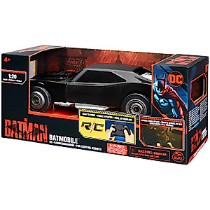 DC Comics, The Batman Batmobile Remote Control Car with Official Batman Movie Styling, Kids Toys for Boys and Girls Ages 4 and Up