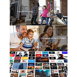 Android 11.0,2023 Smart TV Box RK3318 4GB 32GB Support 2.4G 5.8G WiFi Bluetooth 4.1 Ethernet LAN 3D 4K Video Android Box Set Top TV Box