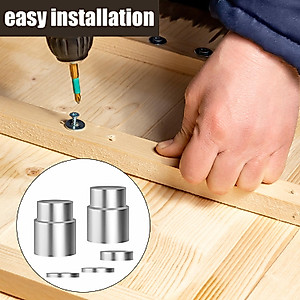 PEUTIER 30pcs Car Weights for Pinewood Derby, 5.25 Oz Tungsten Buffer Weight 4 Sizes Cylindrical Car Counterweight to Speed Up Your Car