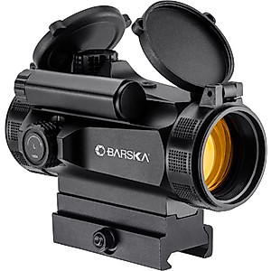 Barska AC13160 1x30 HQ Red Dot Sight with Quick-Release Mount, Black