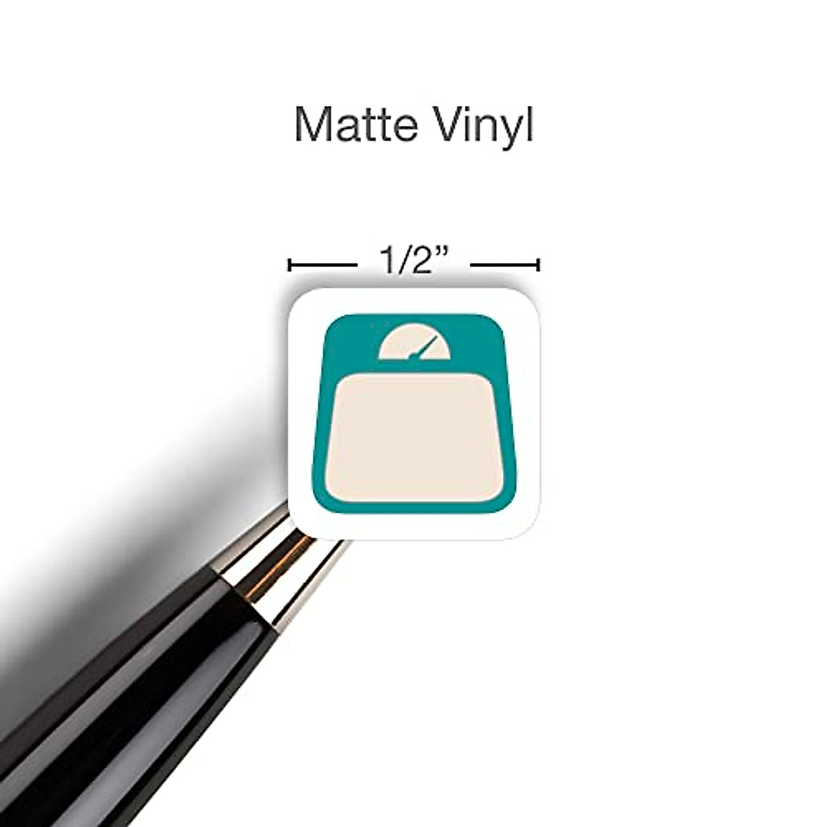 Weight Tracker Stickers  / 54 Write In Scale Stickers(1/2”) / Health Wellness Fitness Goal Stickers/Essential Productivity Life/Bullet Bujo Journal/Scrapbooking DIY Calendar (One Sheet)