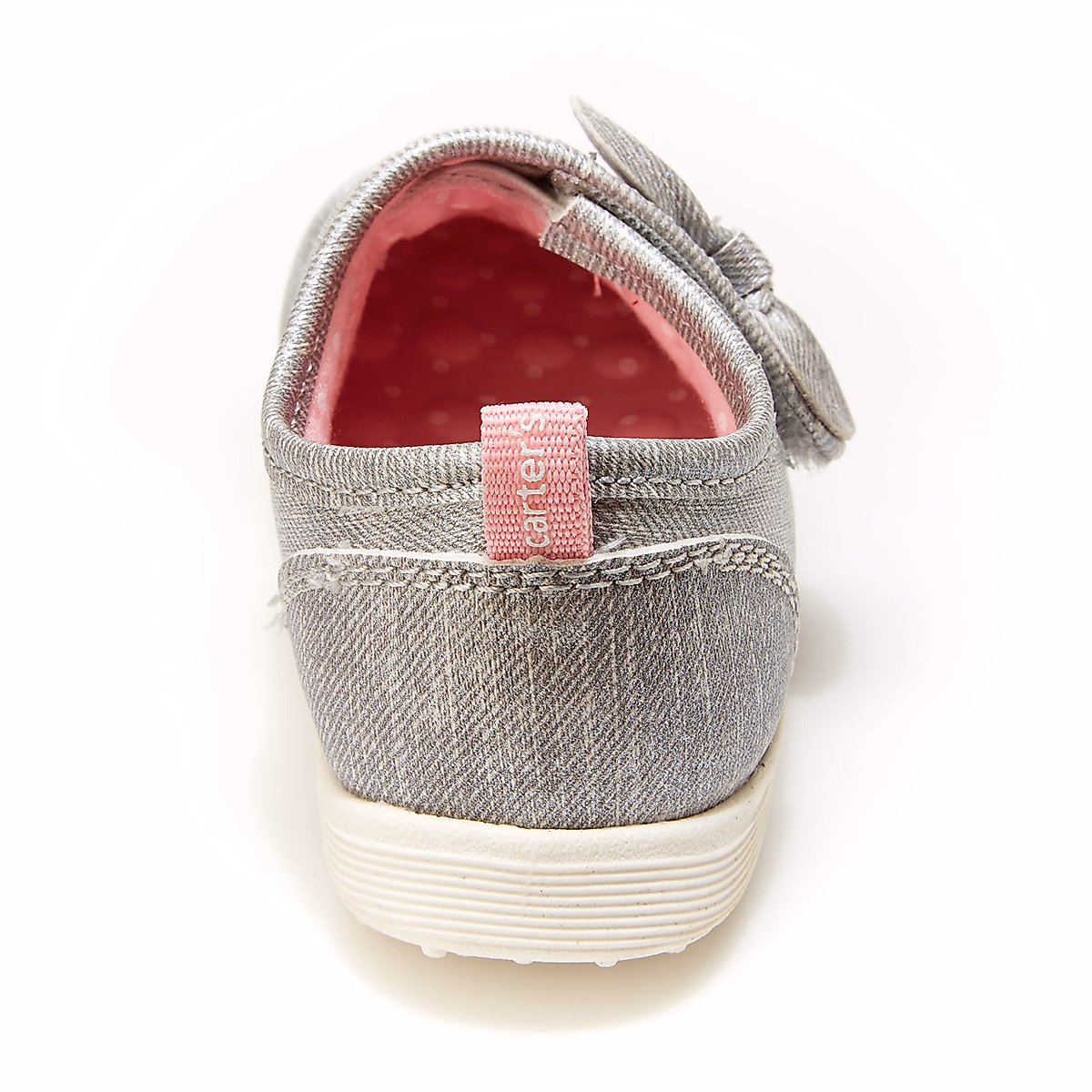 Carter's Every Step Girls Turbo Sneaker, Grey, 4 Toddler