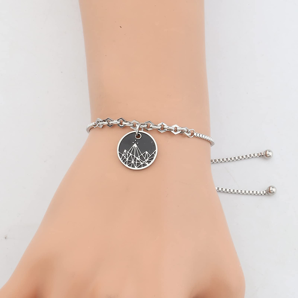 SEIRAA The Night Court Jewelry Court of Thorns and Roses Bracelet To the Stars Night Court Bookish Gifts (Night Court bracelet)