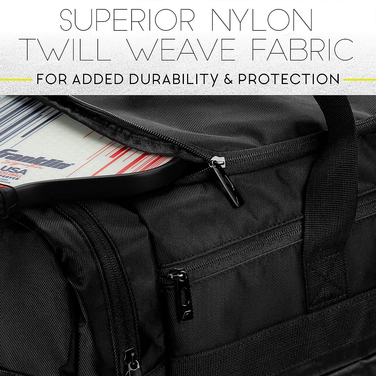 Franklin Sports Elite Duffel Bag, Black, One Size