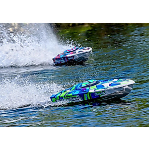 Traxxas 57076-4 - Spartan Brushless Race Boat w/Velineon VXL-6s, RTR, Pink