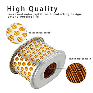 DemJamr GX160 Air Filter Spark Plug Kit for Honda GX160 GX200 GX140 5 HP 5.5 HP 6 6.5 HP Engines, Replaces Honda 17210-ZE1-505 17210-ZE1-820 17210-ZE1-517 Air Cleaner