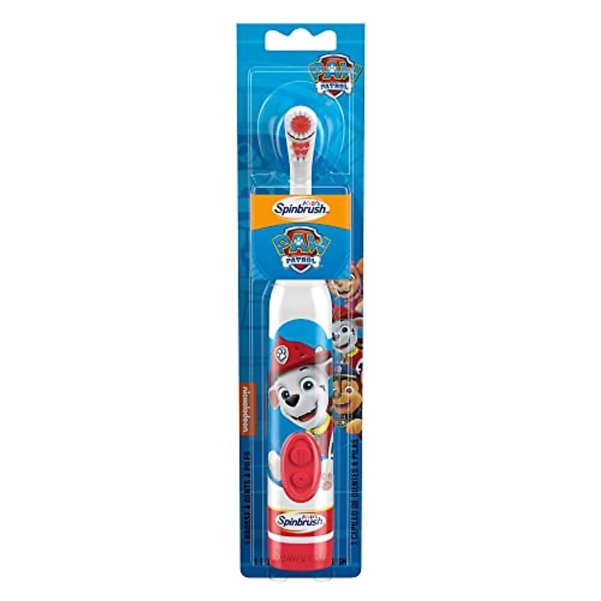 Spinbrush PAW Patrol Kid’s Electric Battery Toothbrush, Soft, 1 ct, Character May Vary