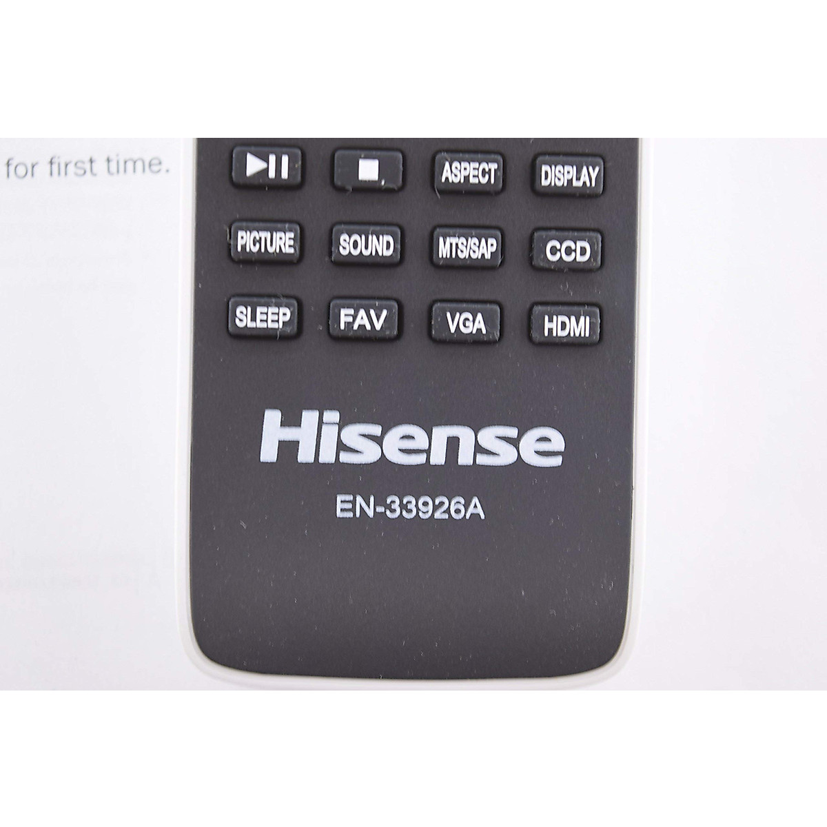 OEM Remote - Hisense EN-33926A for Select Hisense/Sharp TVs (Renewed)