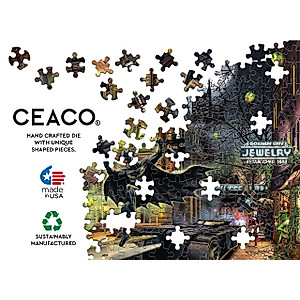 Ceaco - Thomas Kinkade - DC Comics - Batman Gotham City - 1000 Piece Jigsaw Puzzle