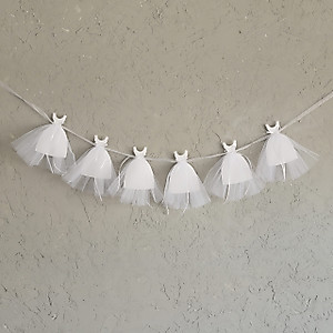 Bridal Shower Decoration Wedding Banners,Core Decorations for the Bride and Groom, Bridal Shower Decorations.Bride to Be Chair Banner, Bridal Shower Decoration (Bridal wedding dress)