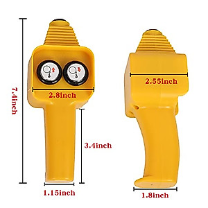 Winch Remote Control Hand Assembly - Yeipower Replacement Capstan Winch Switch Parts 1500lbs to 5000lbs 12V