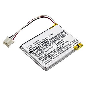 Synergy Digital Wireless Headset Battery, Compatible with Sony WH-CH700N Wireless Headset, (Li-Pol, 3.7, 1000mAh) Ultra High Capacity, Replacement for Sony LIS1553, LIS1553(SY6) Battery