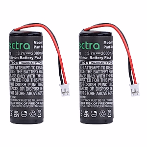 Tectra 2-Pack LIS1441, LIP1450 Battery Compatible with Sony PS3 PlayStation 3 Move Motion Controller CECH-ZCM1E, CECH-ZCM1U