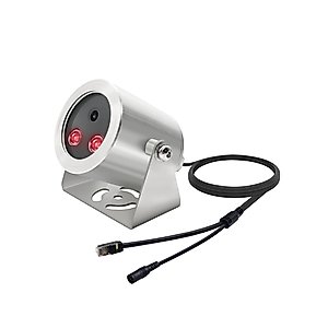LINOVISION 4K UltraHD Explosion Proof Camera with Wide View Lens, POE Powered Network Camera with Stainless-Steel Case, 100ft IR Night Vision, for Refine Factory/Ocean Oil Field/Gas Station
