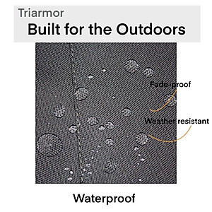 Triarmor 128 Inches Patio Furniture Cover Waterproof Outdoor Furniture Set Cover