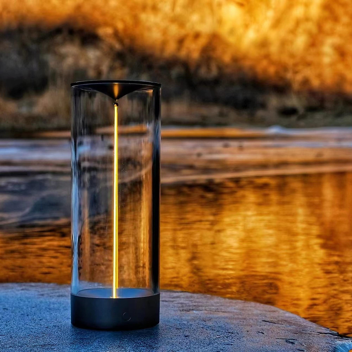 AUGE LIGHT Minimalist Desk Lamp Cordless Table Lamps LED Rechargeable ...