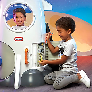 Little Tikes Adventure Rocket Realistic Space Astronaut Pretend Role Play for Kids, Boys, Girls, 2-6 Years Old, 40 x 18 x 18 inches