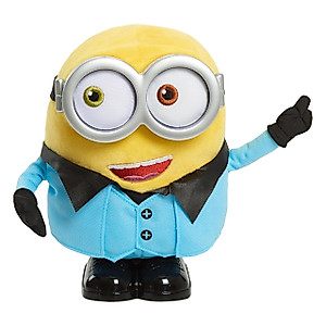 Just Play Illumination's Minions: The Rise of Gru Disco Dancing Bob Feature Plush, Kids Toys for Ages 3 Up