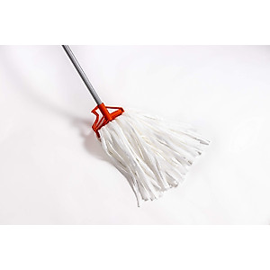 Wet Mop Holder with Plastic Handle (Box of 12) 100% Made in USA.