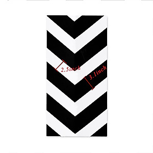 17.3"x118" Peel and Stick Wallpaper Black and White Contact Paper Removable Wallpaper Stripe Self-Adhesive Contact Paper Waterproof Wallpaper Decorative for Wall Covering Cabinets Shelves Liner