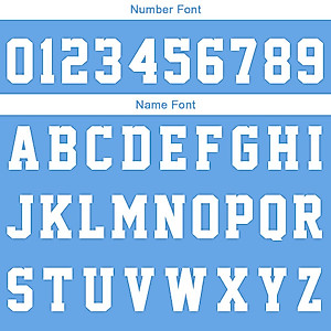 Custom Reversible Basketball Jersey for Men Women Adult Youth Print Name Number Logo (Light Blue-White)