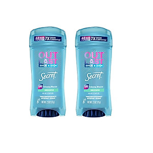 Secret Outlast Outlast XTEND Clear Gel Antiperspirant & Deodorant, Unscented, 2.6 Oz (2 Pack)