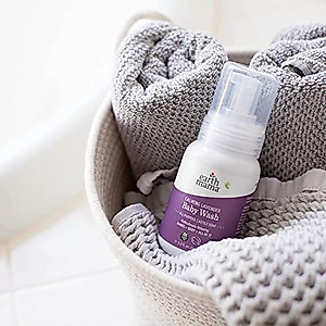 Earth Mama Calming Lavender Baby Wash Liquid Foaming Hand Soap, Organic All-Purpose Lavender Body Wash for Sensitive Skin, Castile Soap with Coconut Oil, Shea Butter, Calendula, & Aloe, 5.3 Fl Oz