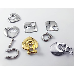 DEWGEM Dangle Ear Gauges Hangers for Ear Tunnels Ear Weights Replace Tapers and Spirals Ear Stretching Kits Dangle Gauges Ear Plugs for Women Size 6G(Silver & Teardrop)