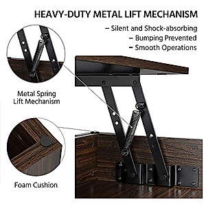 Yaheetech Lift Top Coffee Table