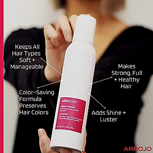 ARROJO Whipped Treatment Hair Color Conditioner – Deep Hair Conditioner for Color Treated Hair Preserves Shine and Luster - Long Lasting, Color-Saving Deep Conditioner for Colored Hair (7.5 oz)