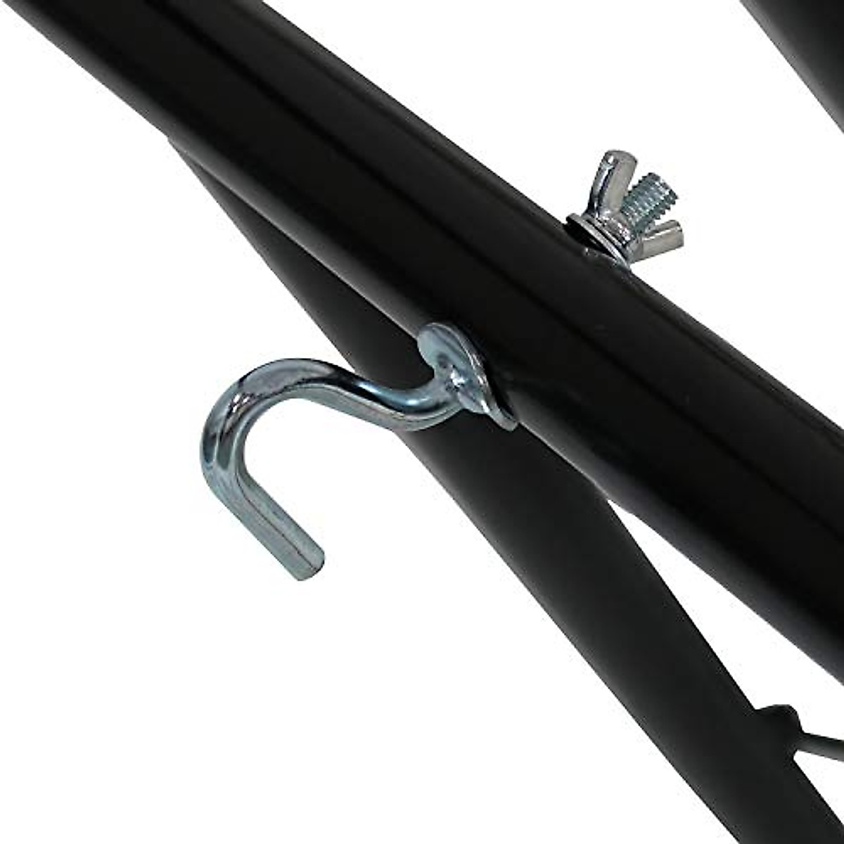 Sunnydaze 550-Pound Capacity Universal Multi-Use Heavy-Duty Steel Hammock Stand - 2-Person - Fits Hammocks 9 to 14 Feet Long - Black