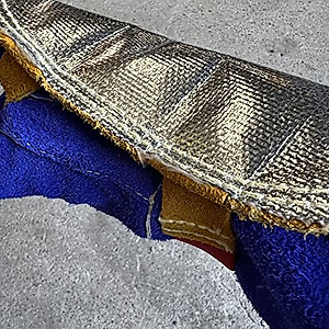 Weldas Aluminized Back Hand Pad with Kevlar Stitching - Heat Deflector