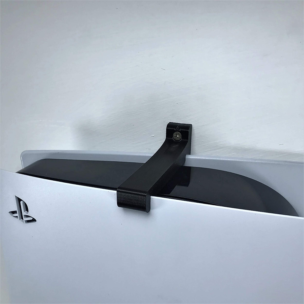 3D Cabin PS5 Wall Mount Wall Bracket Holder Stand for Play Station 5 Digital Triple Support Any Orientation Black Right