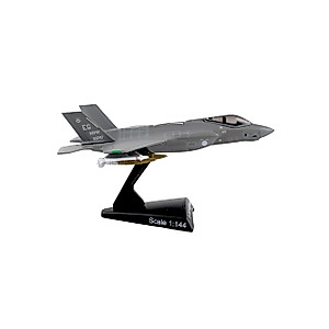 Daron Postage Stamp PS5602 USAF F-35 Version A , Lightning II , 1/144 Scale Diecast Model with Stand