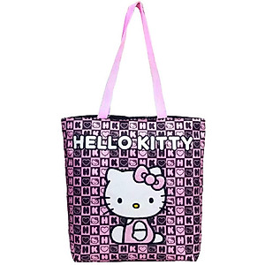 Hello Kitty Dice Black Tote Bag
