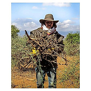 Outback Trading Men's Cooper River UPF 50 Water-Resistant Australian Wool Western Cowboy Hat, Brown, Medium