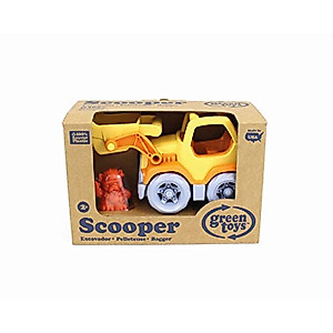 Green Toys Scooper Construction Truck, Yellow/Orange