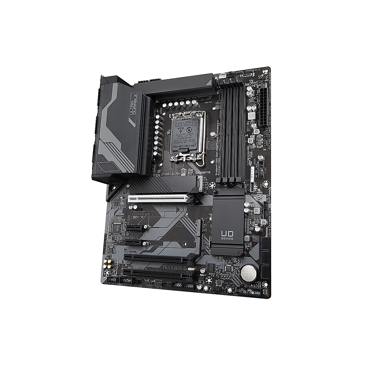 GIGABYTE Z790 UD AX (LGA 1700/ Intel/ Z790/ ATX/DDR5/ Triple M.2/ PCIe 5.0/ USB 3.2 Gen2X2 Type-C/Intel Wi-Fi 6E/ 2.5GbE LAN/PCIe EZ-Latch/Multi-Key/Motherboard)