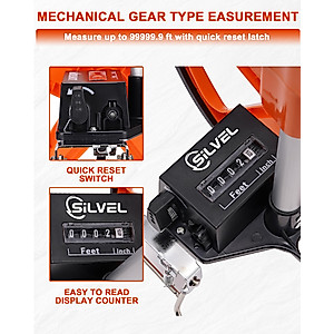 Measuring Wheel in Feet and Inches, 12in Foldable Measuring Wheels, with Cloth Handbag