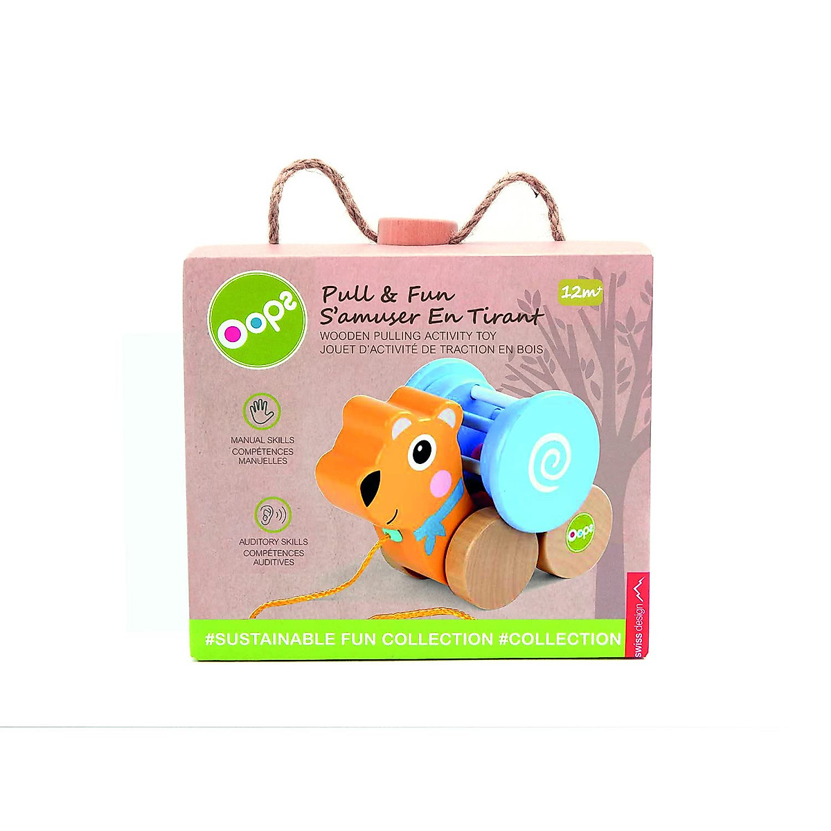 Pull Toy | OOPS® | Pull & Fun Toddler Toy, Bear