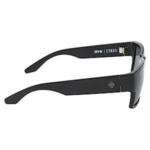 Spy Optic Cyrus Sunglasses Gloss Black with Happy Grey Green Lens Sticker