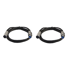 Your Cable Store XLR/Mic Cable Kit Two 6 ft, Two 10 ft and Two 15 Foot XLR Patch Cables