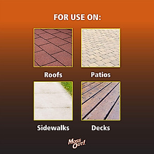 Lilly Miller 100503872 Moss Out Roofs Walks Ready To Spray 27-Oz (Pack of 3)