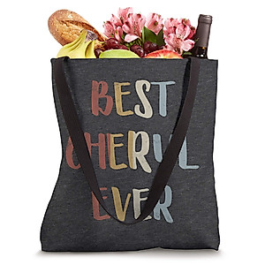 Best Cheryl Ever Retro Vintage Name Gift Dark Heather Gray Tote Bag