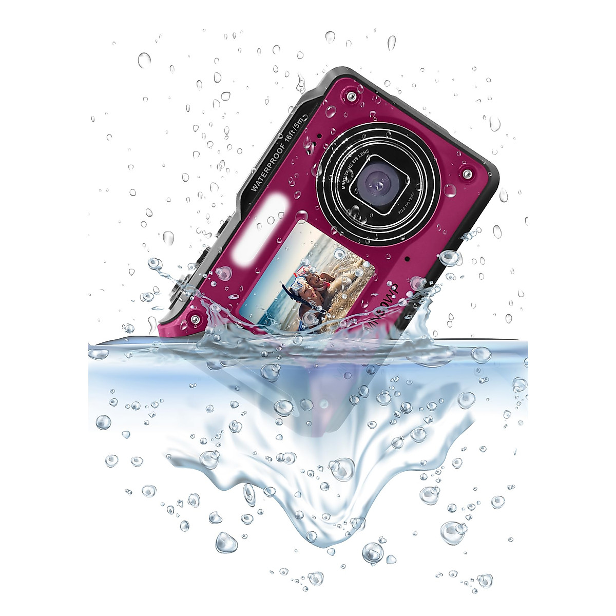 Minolta MN60WP 48MP / 4K Ultra HD Dual Screen Waterproof Digital Camera