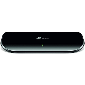 TP-Link Deco Whole Home Mesh WiFi System (M5) & 8 Port Gigabit Ethernet Network Switch | Ethernet Splitter | Plug-and-Play | Traffic Optimization | Unmanaged (TL-SG1008D)