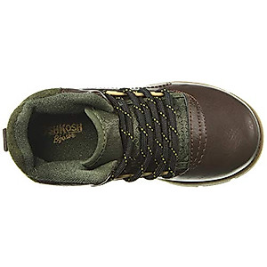 OshKosh B'Gosh Boys' Alder Ankle Boot, brown, 4 M US Toddler