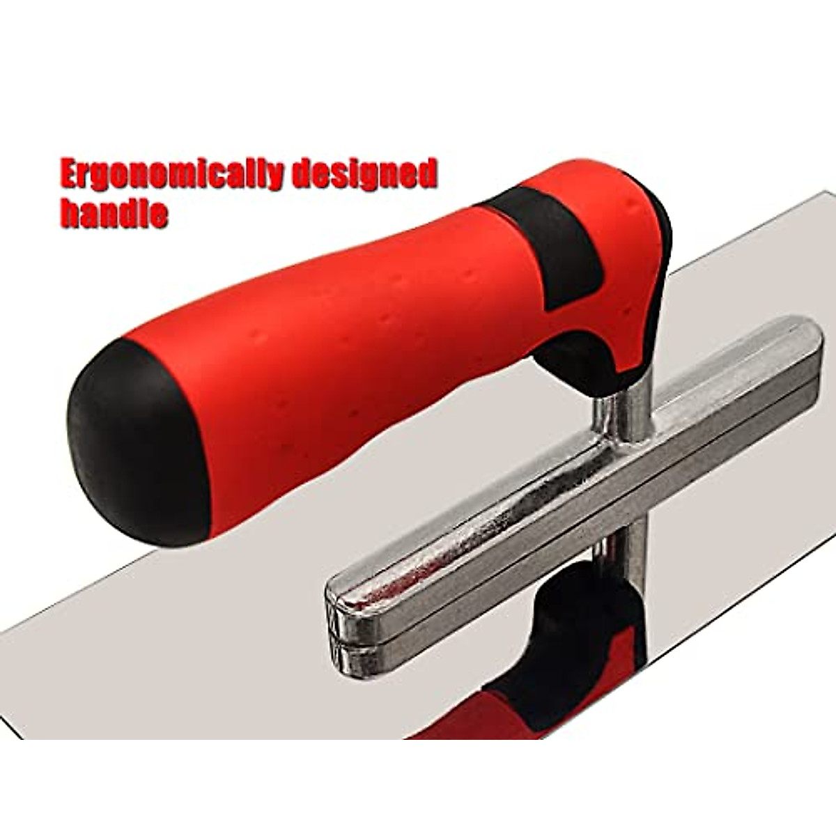 Stainless Steel Flat Finishing Trowel (11" x 4") Concrete Cement Drywall Plastering Tile Masonry Construction Hand Tools